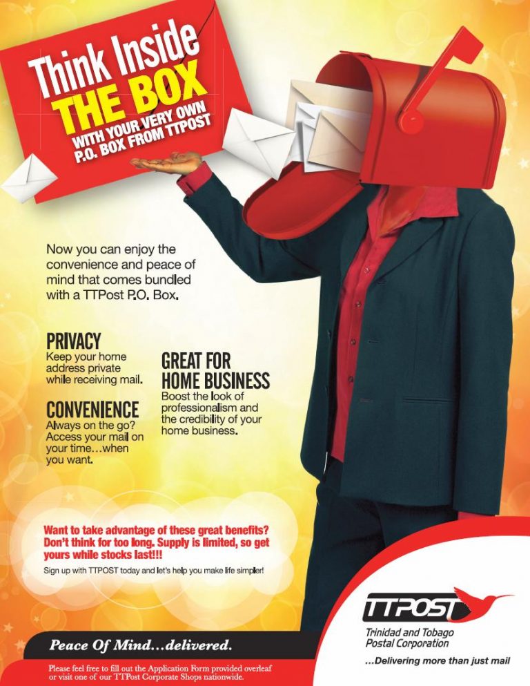 P.O. Box or Private Bag - TTPOST