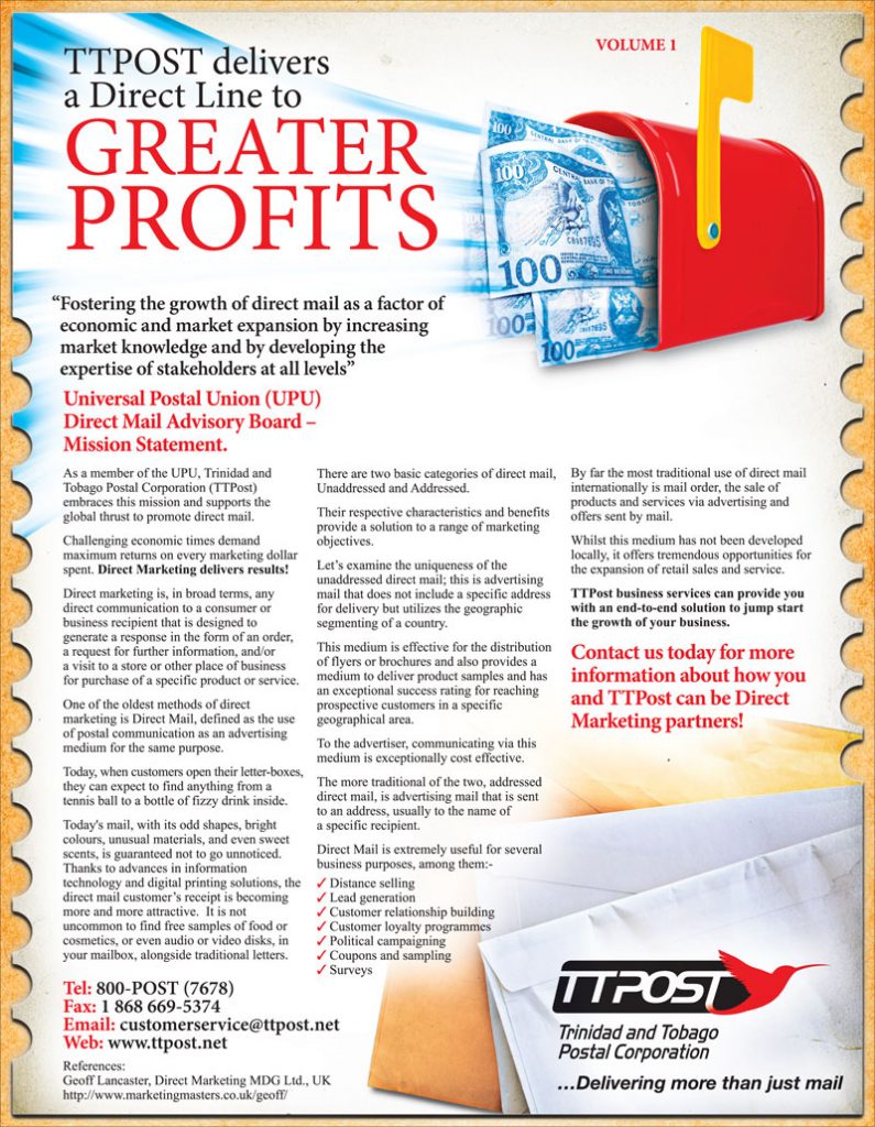 TTPost delivers a Direct Line to GREATER PROFIT - TTPOST